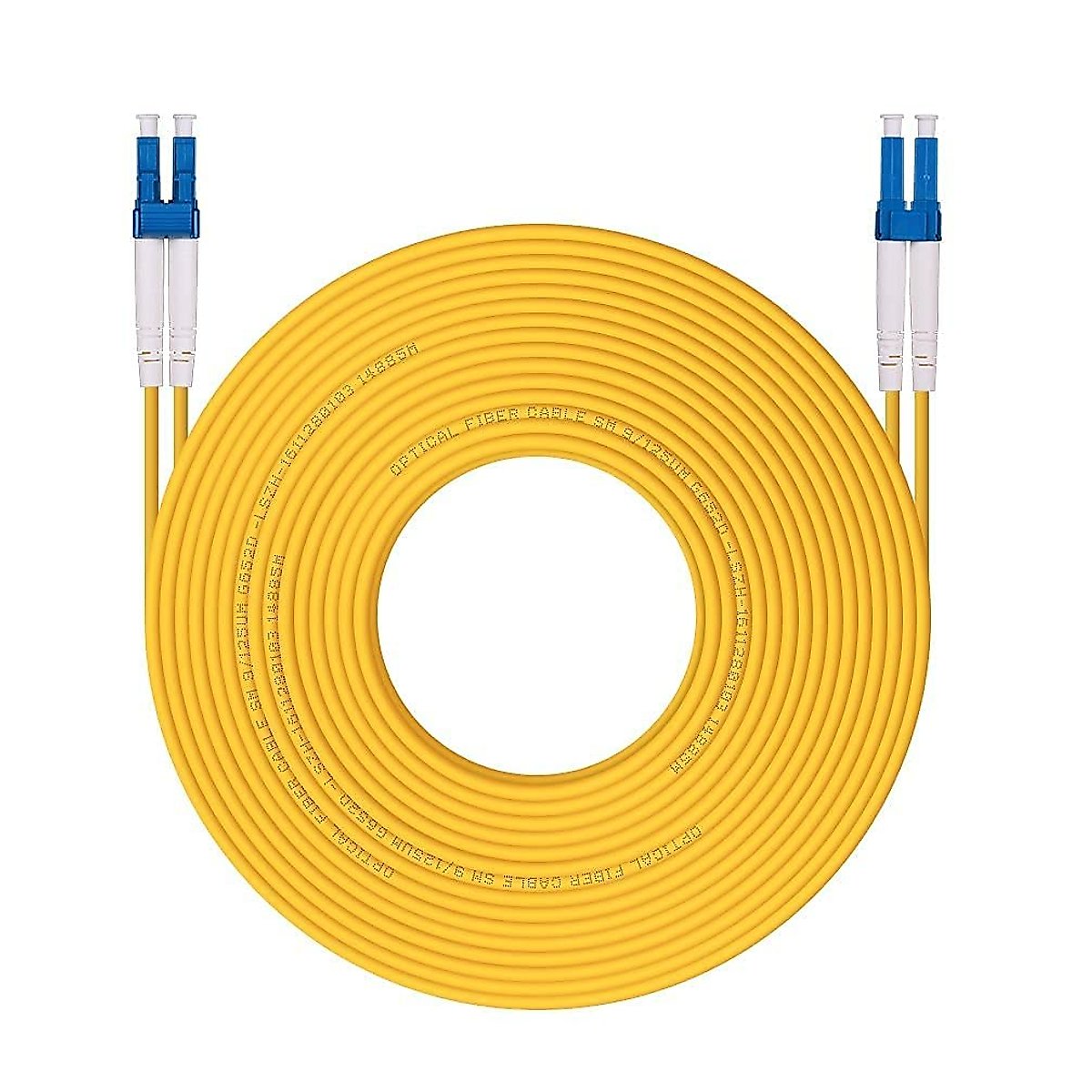 2 Pack 1.25Gb Singlemode Module with 20m OS2 LC to LC Fiber Cable, 1000BASE-LX/LH Compatible for Netgear AGM732F, Ubiquiti,Mikrotik, Intel, D-Link and More