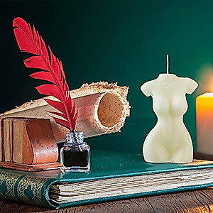 2 Pieces Body Soy Candles Torso Aesthetic Candle Bubble Candle Body Shaped Candles Female Body Candle Bottom Shaped Candles for Living Room Bedroom Bathroom Home Table Decoration (White)