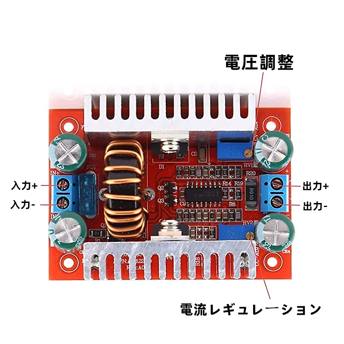 400W DC-DC Constant Current Boost Converter Step-up Power Module LED Driver 8.5-50V to 10-60V Boost Power Converter for Electric Equipment/Digital Products