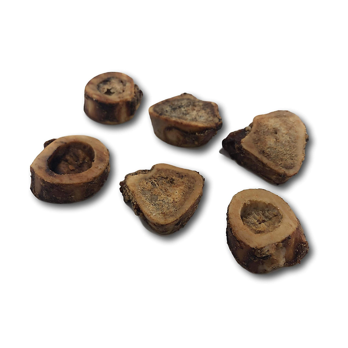 Top Dog Chews - Dog Bones with Bone Marrow, Made in The USA, (6 Slices), Beef Femur, Long Lasting Dog Chews, All-Natural - Great for Small and Medium Dogs