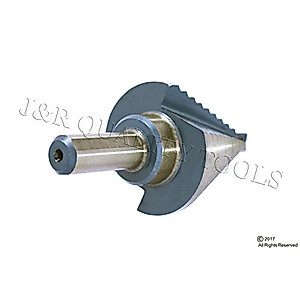 Titanium Step Drill Bit, High Speed Steel 1/4" to 1-3/8" Total 10 Step Sizes