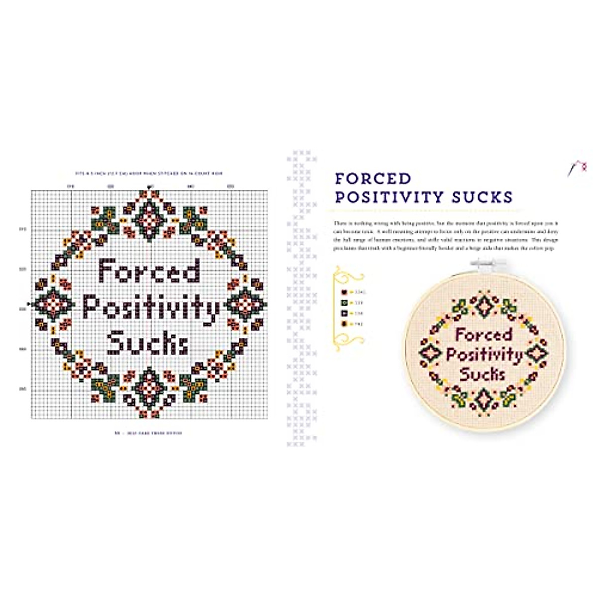 Self-Care Cross-Stitch: 40 Uplifting & Irreverent Patterns