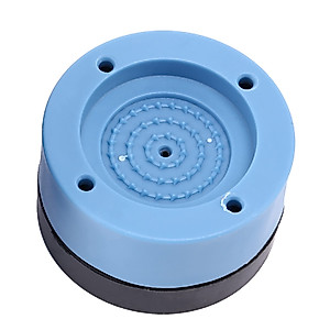 Cusstally 4 Pcs/Set Anti-Vibration Pads Rubber Noise Reduction Vibration Anti- Foot Mount for Washer and Dryer Adjustable Height Washing Machine Mat (Blue)