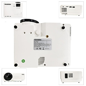 2023 Upgraded Mini Projector with Bluetooth and Projector Screen, Full HD 1080P Supported Portable Video-Projector, Home Theater Movie Projector Compatible with HDMI,VGA,USB,AV,Laptop,Smartphone