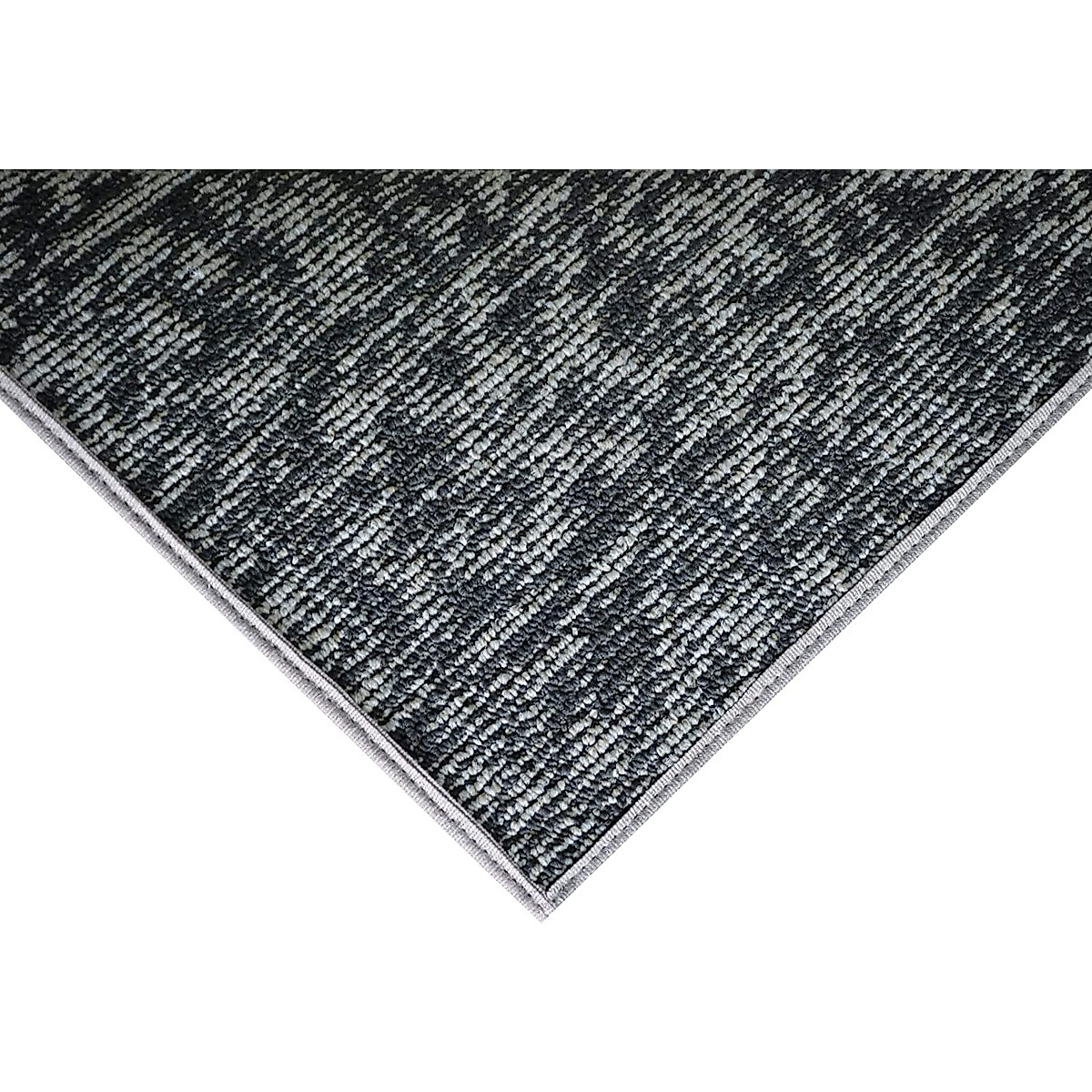 Furnish my Place Modern Indoor/Outdoor Commercial Gray Rug, Modern Area Rug, Baby Nursery Mat, Pet-Friendly Carpet for Living Room, Playroom, Made in USA, 3' Hexagon - Set of 3