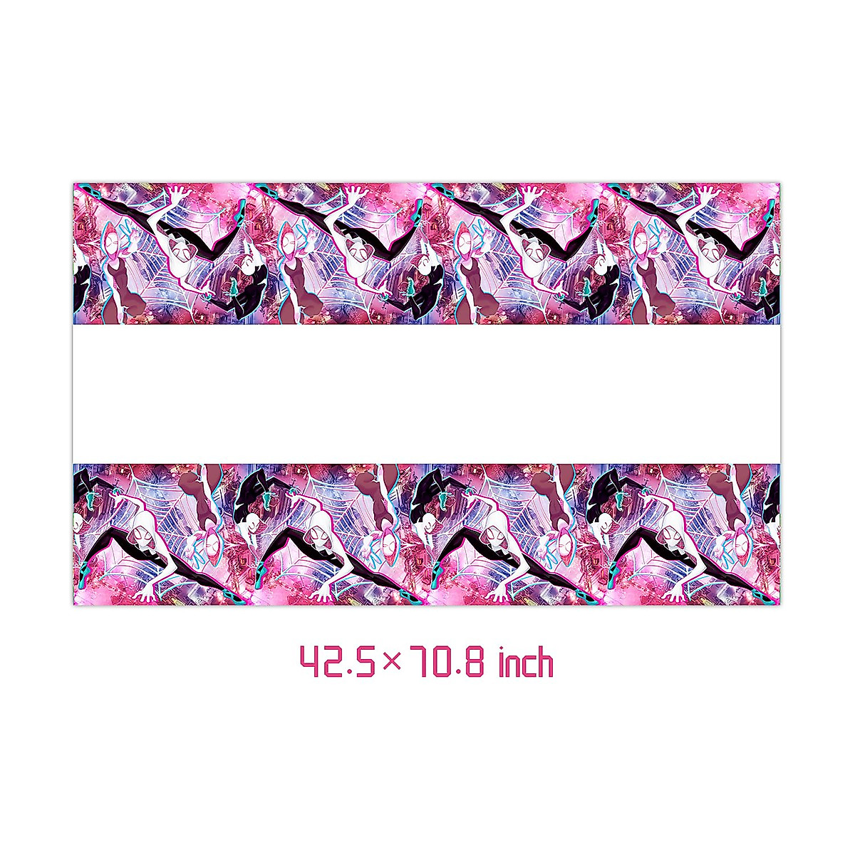 Spider-Gwen Party Supplies Tableware Cover Plates And Napkins Tablecloth Birthday Party Table Decoration Across the Spider Verse For 10 Guests Treat