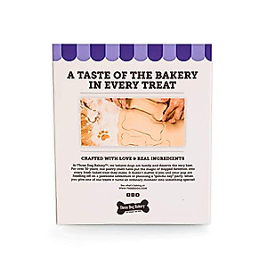Three Dog Bakery Classic Cremes Baked Dog Treats, Golden with Peanut Butter Filling, 13 oz,Brown,310077