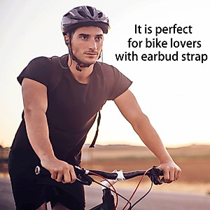 ULITIQ Compatible with Google Pixel Buds Pro Strap, Sports Silicone Pixel Buds Pro Earbuds Lanyard, Anti Lost Straps Accessories, Anti-Lost Neck Rope Cord Soft, Running Holder Connector, (Black)