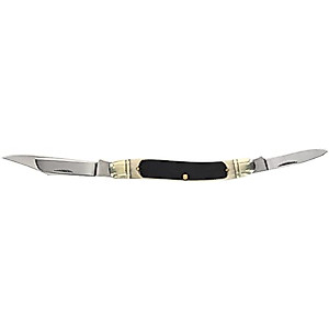 Old Timer 858OTB Genuine Bone Lumberjack 7.9in S.S. Traditional Folding Knife with 3.4in Clip Point Blade and Bone Handle for Outdoor, Hunting, Camping and EDC