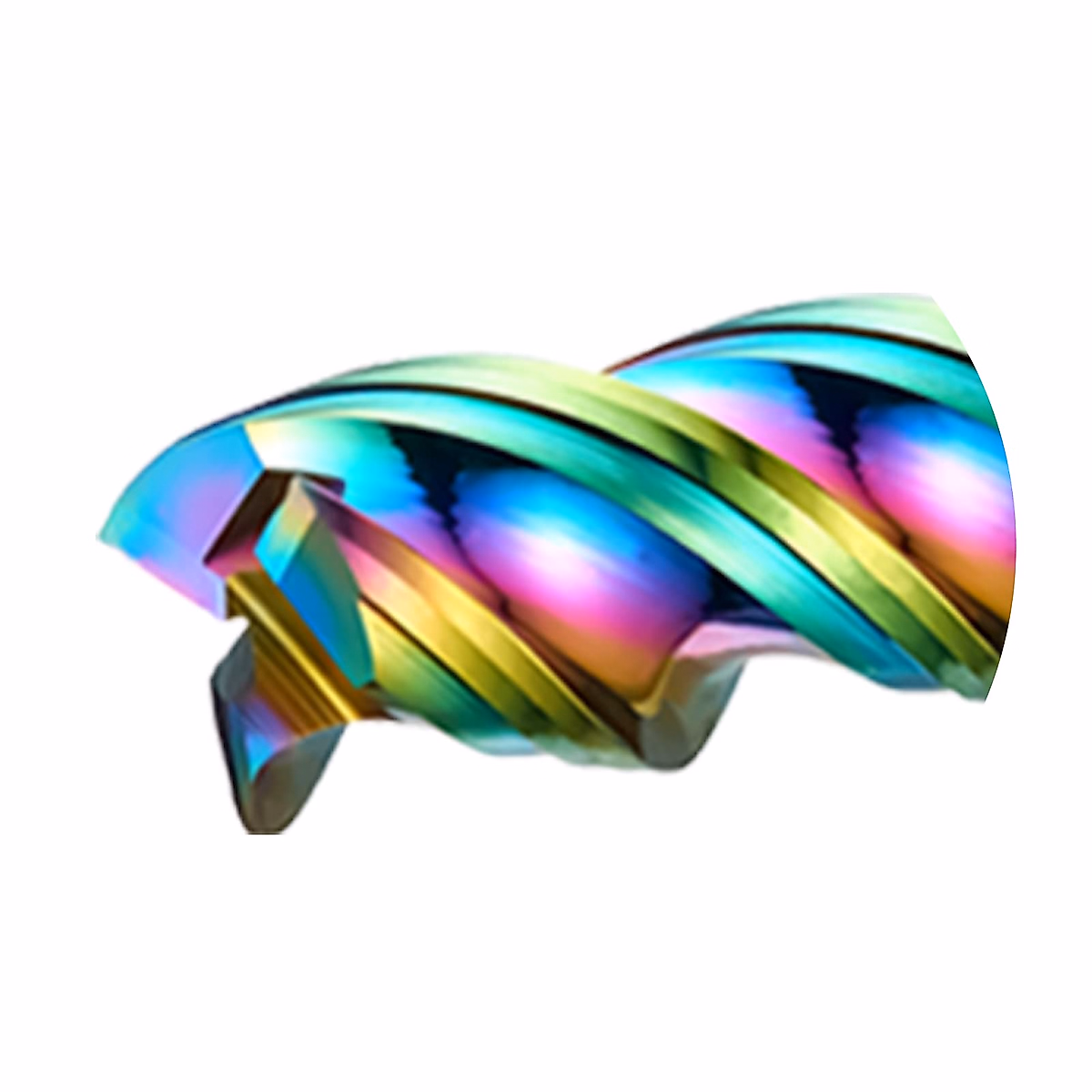 WEXWE Tools DLC Series Carbide Square End Mill, Diamond-Like Coating, End Mill for Aluminum, Copper, Magnesium Alloys, High Silicon Aluminum, Composite Materials,3 Flute,1/4 Shank (.25(1/4)", 2pcs)