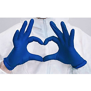 Inspire Nitrile Exam Gloves | THE ORIGINAL Quality Stretch Nitrile, Cobalt Blue | 4.5 Gloves Disposable Latex Free Medical EMT (Small (Pack of 1000), Case Of 1000)