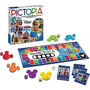 Wonder Forge Pictopia - Family Trivia Game: Disney Edition | Interactive Quiz Activity | Social Bonding Experience | Memory Enhancing | Ideal for Ages 7 and Above