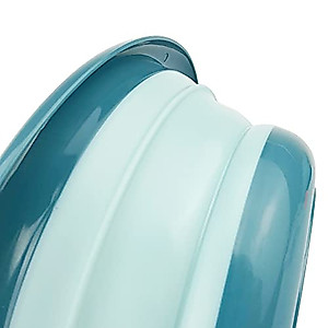 CARTINTS 10.2inch Collapsible Wash Basin, Camping Foldable Dish Tub for Kitchen,RV and Camping, Space Saving Plastic Wash Tub, 1PCS, Blue