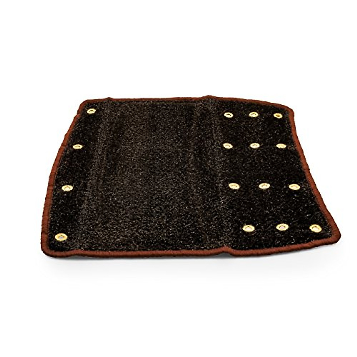 Camco 42949 RV Step Rug ( Premium Radius Wrap Around Step Rug, Turf Material (22" Wide) - Brown)