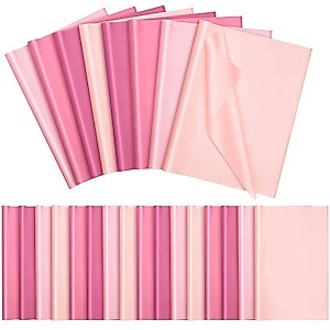 Qilery 500 Sheets Pink Tissue Paper 15 x 20 Inch Packing Paper Sheets Gift Wrapping Paper Crafts Acid Free Tissue Paper Bulk for Holiday, Birthday, Party Decor, Weddings
