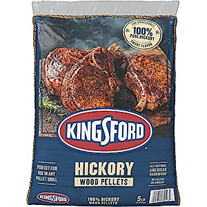 Kingsford 100% Hickory Wood Pellets, BBQ Pellets for Grilling – 5 Pounds (Package May Vary)