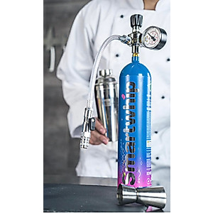 Smart Whip Whipped Cream Chargers - Pure N2O Whipped Cream Cylinder -Liter Nitrous Oxide Chargers (640 gram) Compatible with Cream Whippers - 1 Carton (6 cylinders)