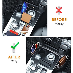 Center Console Organizer Compatible with Toyota 4Runner 2024 2023 2022 2021 2020 2010-2019, Car Interior Accessories, Shifter Storage Box, Gear Shift Console Side Tray, Coin Change Holder, Black