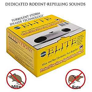 Cleanrth EL300 Elite Mice & Rat Electronic Pest Repeller | Electronic Rodent Control