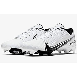 Nike Vapor Edge Speed 360 Mens Football Cleat Cd0082-100 Size 8 White/Black