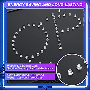 Liliful 2 Pcs Neon Open and Closed Signs for Business Set, 19 x 10" Oval Led Open Signs for Business Window Door with Two Modes Ultra Bright Electronic Advertisement Display Bar Shop Hotel Barbershop