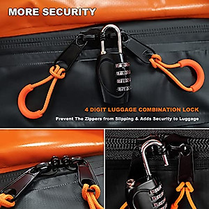 Morkot Hitch Mount Cargo Carrier Bag 100% Waterproof 20 Cubic Feet (59" L 24" W 24" H) Include 8 Reinforced Straps Zipper Lock Fits Car Truck SUV Vans with Basket Hitch Mount