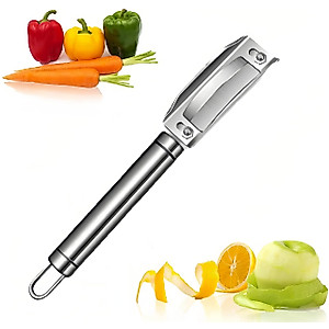 Heavy Duty Vegetable Peeler with Ultra Sharp Thick n Strong Blade for Butternut Squash Sugar cane Asparagus,Easy to peeling hard skin of fruits and vegetable