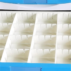 HUANGHAIQIU Medical Crash Cart with Wheels, Mobile Emergency Crash Cart with Accessories,Rolling Crash Cart Ultrasound Trolley,Hospital Crash Cart for Hospitals and Clinics