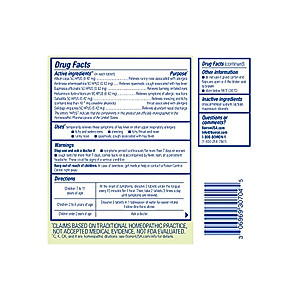 Boiron AllergyCalm Kids Tablets for Relief from Allergy and Hay Fever Symptoms of Sneezing, Runny Nose, and Itchy Eyes or Throat - 60 Count