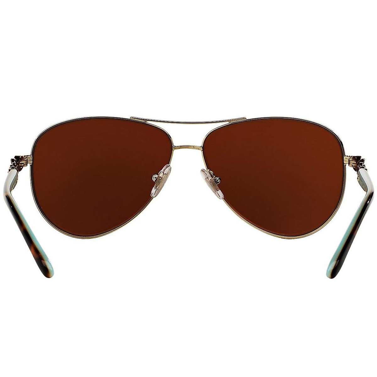 Tiffany Model: TF3049B - 609164 PALE GOLD Frame w/DARK BROWN MIRROR WHITE Lens 58-12-140