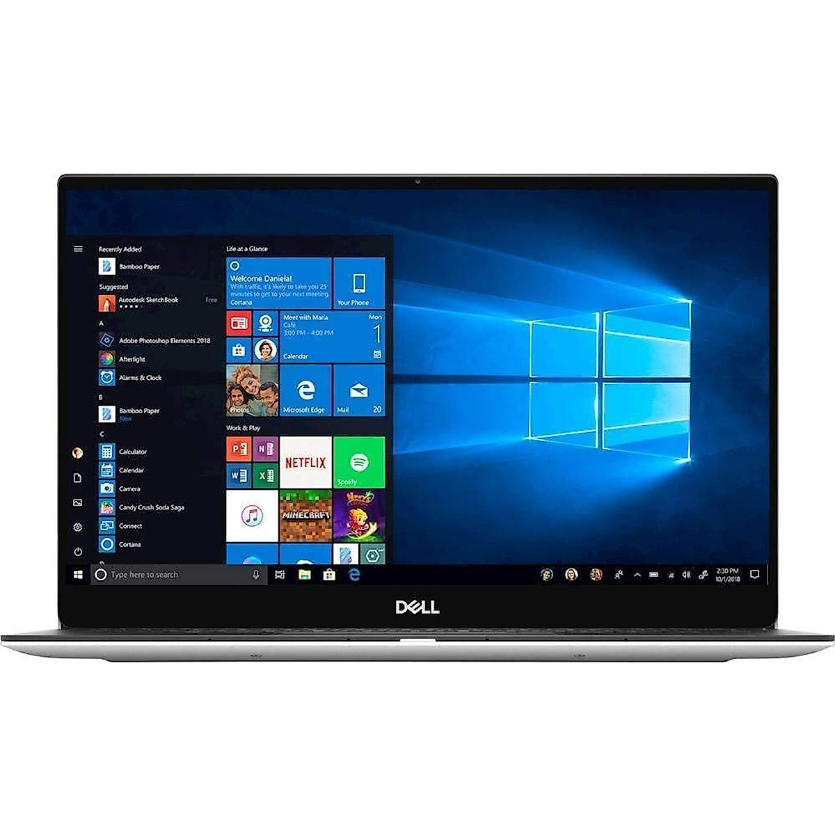 Dell XPS 13 7390 13.3" FHD Touchscreen Laptop Computer, Intel Quad-Core i5-10210U (Beat i7-8650U), 8GB RAM, 256GB PCIE SSD, WiFi 6, Backlit Keyboard, Fingerprint Reader, Thunderbolt 3, Windows 10