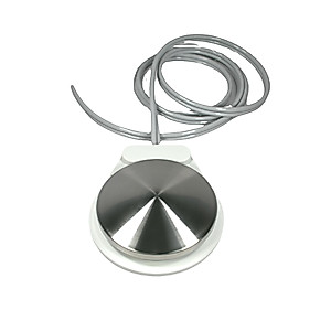 Standard Disc-Type Round Foot Control Pedal with 2 Hole Tubing for Dental Chairs