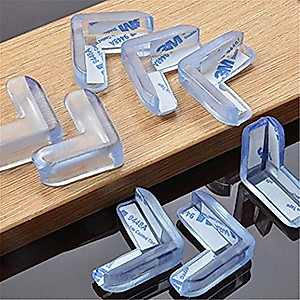 WOIWO 10PCS Soft Silicone Table Guards Corner Collision Angle Baby Protection Angle