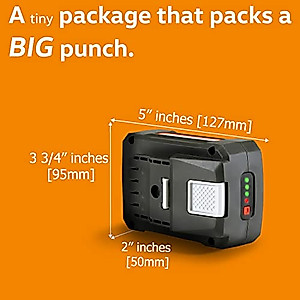 SuperHandy Lithium-Ion Rechargeable Battery 48V DC 2Ah 88.8 Watt Hours (for The Mobility Scooter, ULV Foggers, Earth/Ice Auger and More) (BL481-SH)