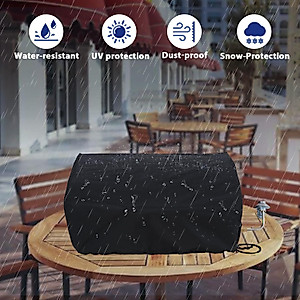 Grill Cover for Blackstone 22" 1813,， 22inch Tabletop Griddle with Hood and Also fit for Coleman Roadtrip LX,LXX, LXE, 285 Camping Grills and Smoke Hollow 205 Grill,600D Heavy Duty Cover - Heighten