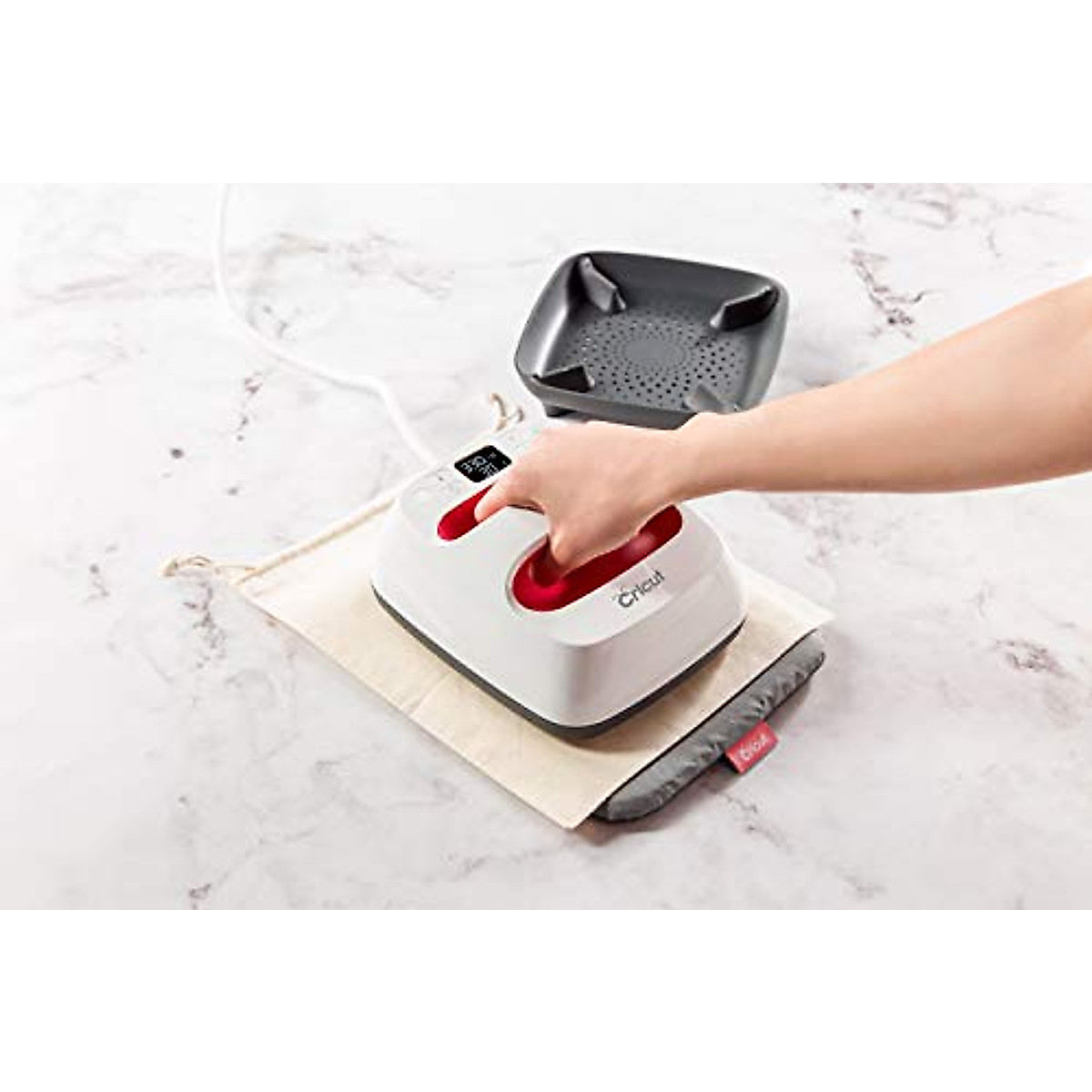 Cricut EasyPress Mat (8" x 10"), Protective Resistant Mat for Heat Press Machines, HTV and Iron On Projects, Heat Press Mat, Compatible with EasyPress 2 Machine, Gray