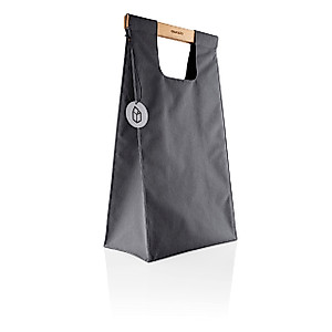 Eva Solo | Waste Separation Bag 7.4 Gallon (28 litres) | Beechwood Handles with Magnet Closure | Robust Stable Waste Separation Bag | Dark Grey