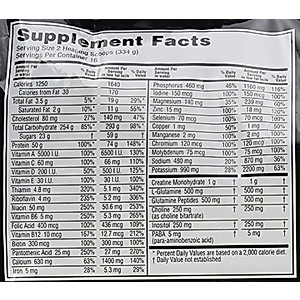 Optimum Nutrition Serious Mass Strawberry Weight Gain Protein Powder | 12 lbs