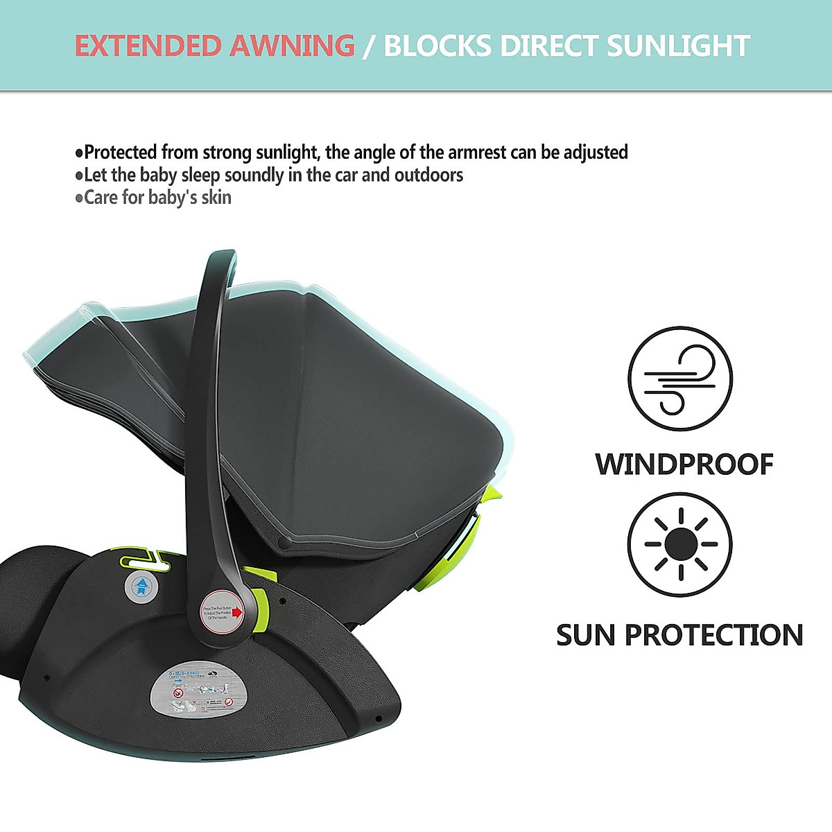 Lightweight Stroller, High Landscape Infant Pram, Aluminum Frame, Suitable For Toddlers And Children, With Multi-angle Adjustment, From Birth 0 To 4 Years, 0-20 Kg(Color:Grey)