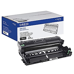 DR820 Drum Unit Replacement Compatible for Brother DR820 DR 820 DR-820 to use with HL-L6200DW MFC-L5900DW HL-L5100DN MFC-L5800DW MFC-L5700DW HL-L5200DWT MFC-L6700DW HL-L5200DW (1 Black)