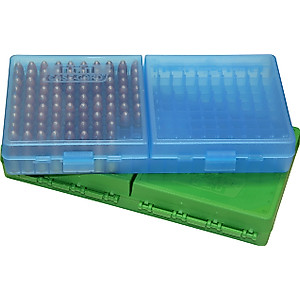 MTM 200 Round Ammo Box 9mm/380 ACP 200 rd., Green