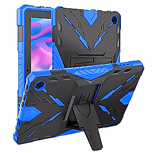 MaoMini for New Kindle Fire 7 Case 2022 Release 12th Generation,Kickstand Heavy Duty Armor Defender Cover (Blue)