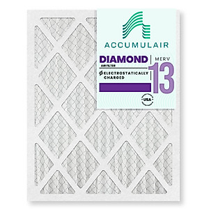 Accumulair Diamond 20x25x1 MERV 13 Air/Furnace Filters (6 pack)