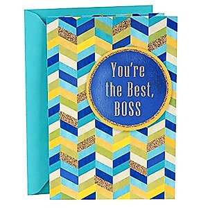 Hallmark Boss's Day Greeting Card (You're The Best, Boss)