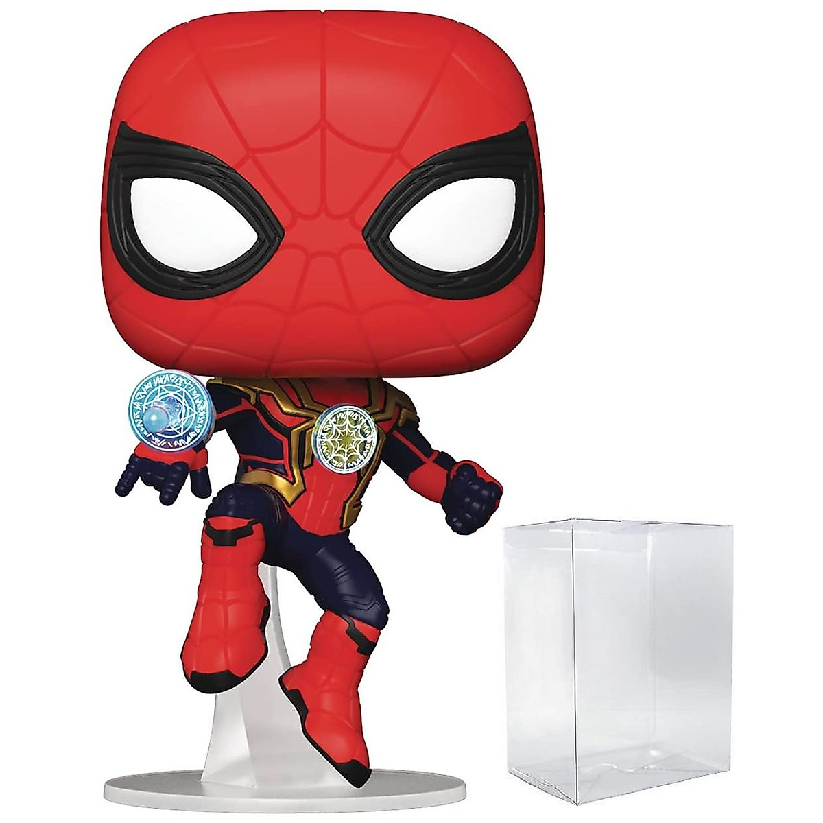 Spider-Man Marvel No Way Home in Integrated Suit Funko Pop! Vinyl Figure (Bundled with Compatible Pop Box Protector Case)