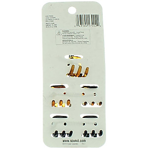 Scunci No-Slip Grip Mini Jaw Clips, 5 Count (Pack of 1)