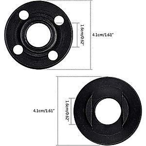 Homhelar Grinder Flange Angle Wrench Spanner Metal Lock Nut for Dewalt Makita 193465-4 Bosch Black & Decker Ryobi 4.5" 5" 5/8-11