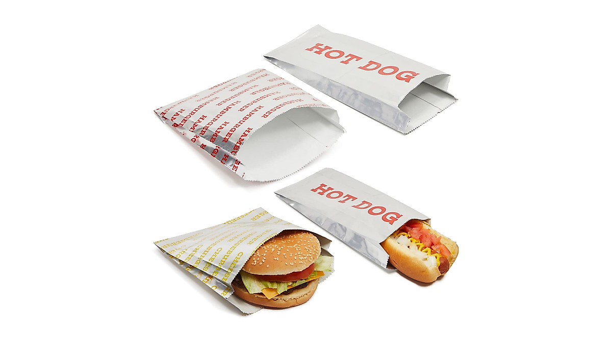 Stockroom Plus 300-Pcs Food Wrappers for Hot Dogs & Burgers