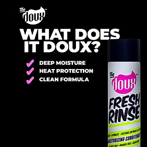 The Doux - FRESH RINSE Moisturizing Conditioner - Hydrating Hair Conditioner - Contains Shea Butter and Sea Silk - Sulfate-Free, Paraben-Free