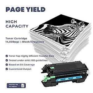 Toner Tap High Yield for Ricoh IM 430fb P501 P501H (14,000pgs) 418446 Compatible Cartridge Replacement
